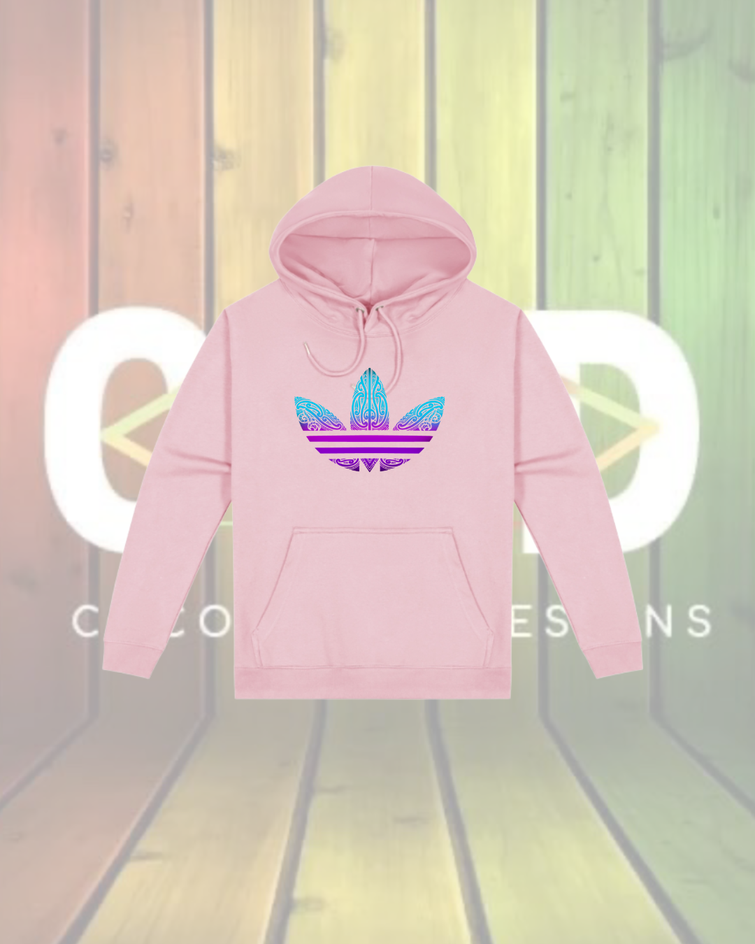 Māori Ombrē Hoodies – Coco Ngati Designs